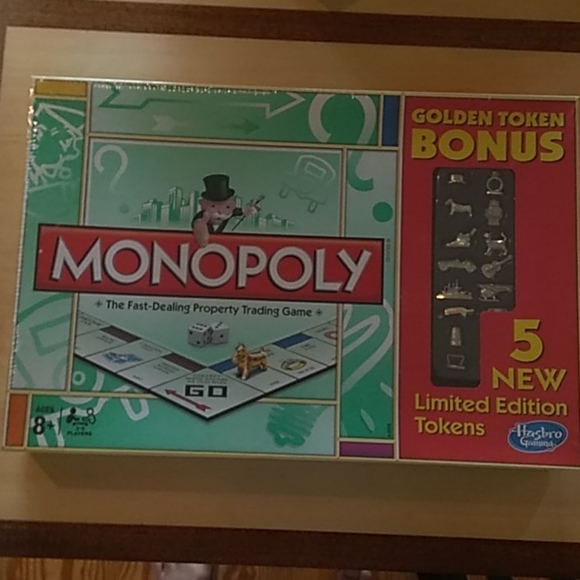Hasbro | Games | Monopoly Golden Token Bonus Limited Edition | Poshmark